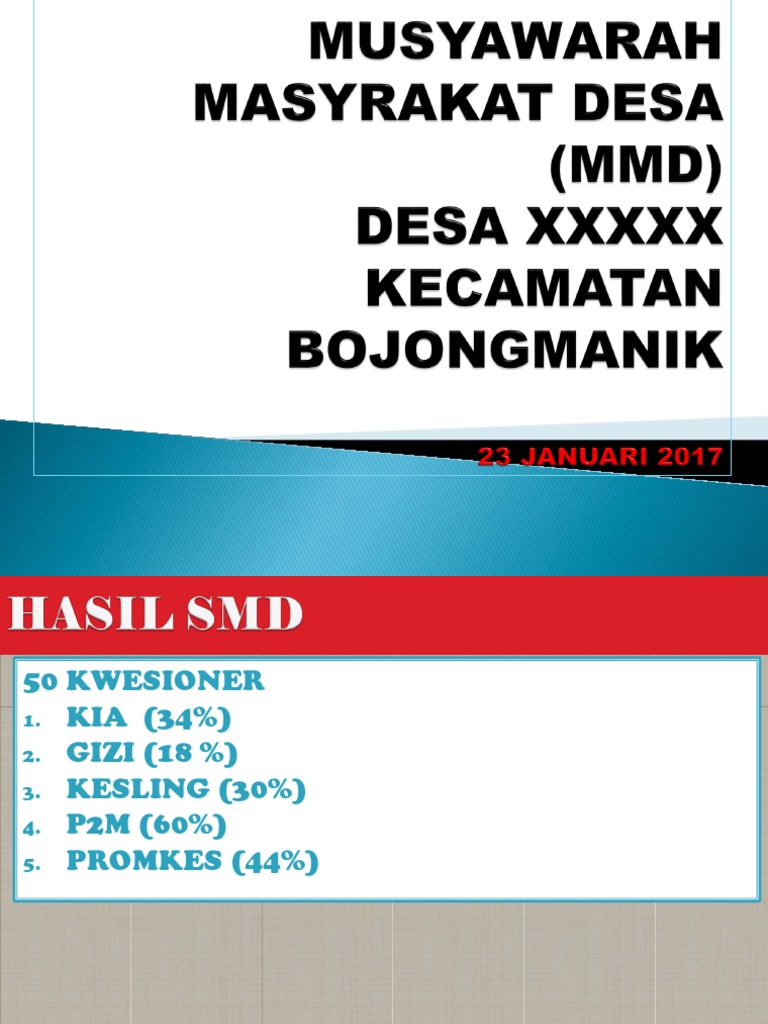 Contoh Power Point MMD | PDF
