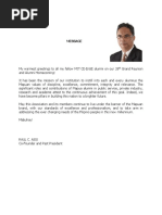 Alumni Homecoming Speech | PDF | Lifestyle