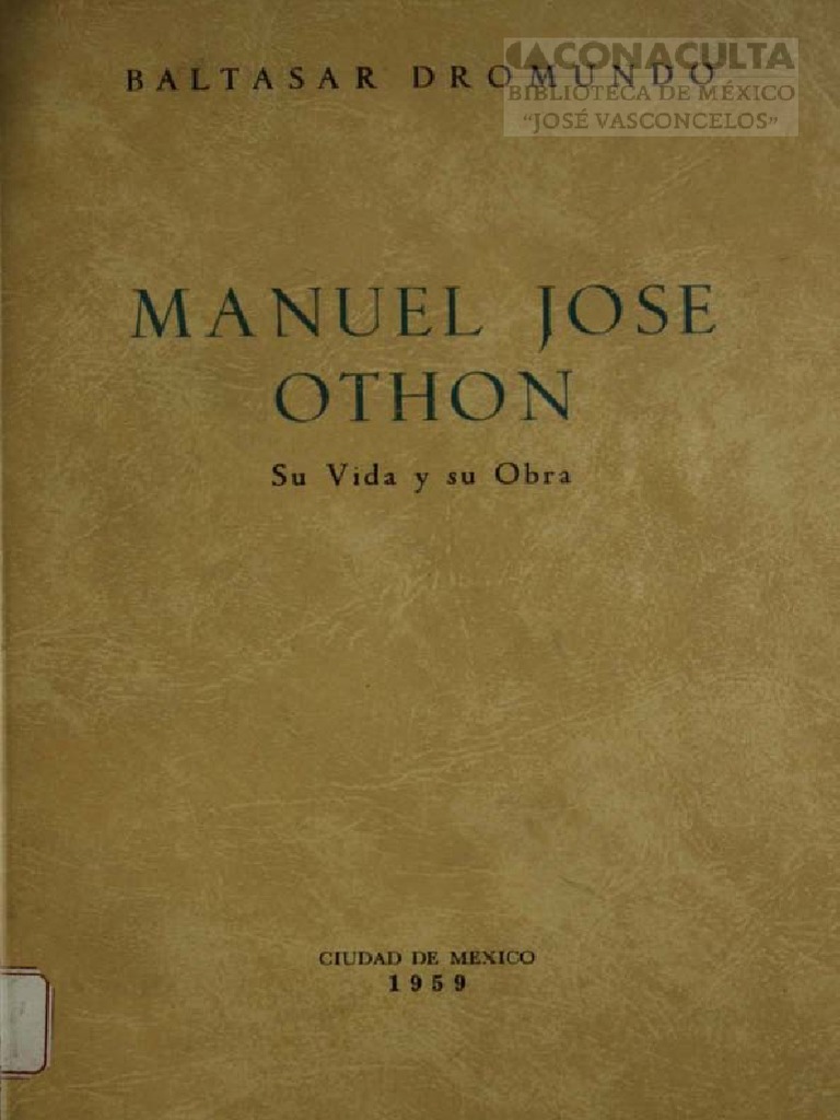 Manuel José Othón. Su Vida y Su Obra: Baltasar Dromunudo | PDF | Barroco