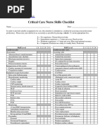 Checklist PEG Tube Feeding | PDF | Medicine | Health Sciences