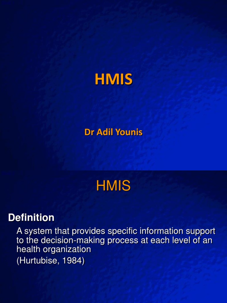 2 Hmis | PDF | Health System | Information