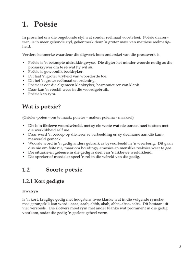 Afrikaans Prosa en Poesie Handleiding Gr 8-12 - Poesie_0