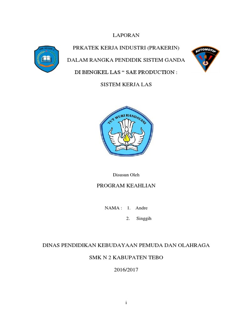 Laporan Praktek Kerja Las | PDF