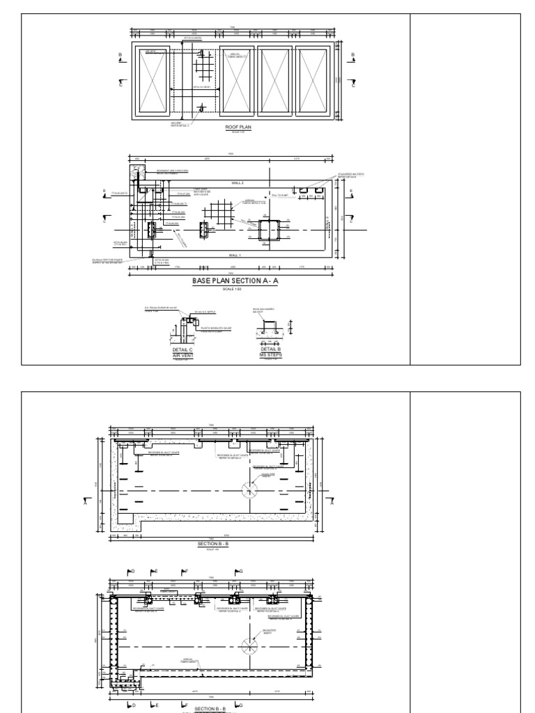 Valve Chamber Construction Details | PDF | Gas Technologies | Building ...