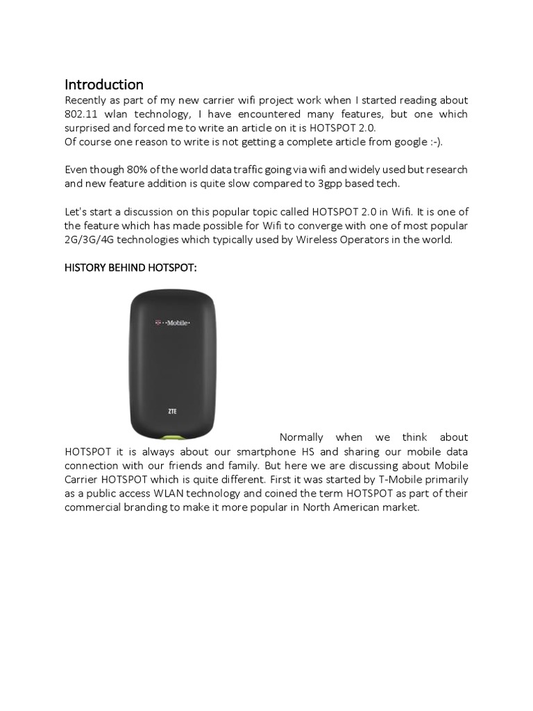 Hotspot 2.0 802.11 | PDF | Wi Fi | Radius