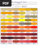 Color Chart (Ral No.,Bs381c,Bs4800,Bs2660,Bs5252)