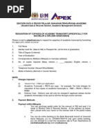 Transkrip Uitm | PDF