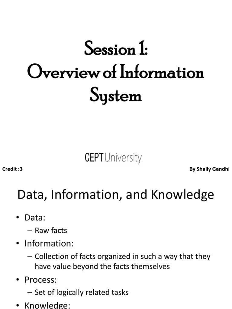 Overview of Information System | PDF | Web Server | Internet & Web