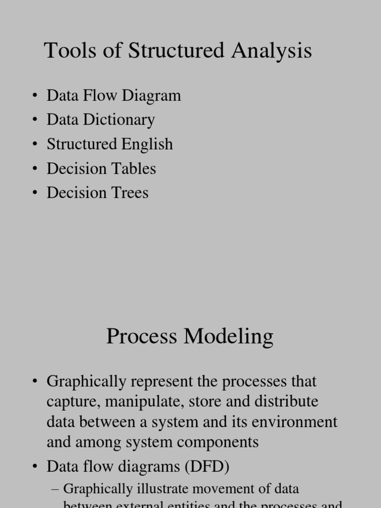 Chapter 6 Tools of Structured Analysis | PDF | English Language ...