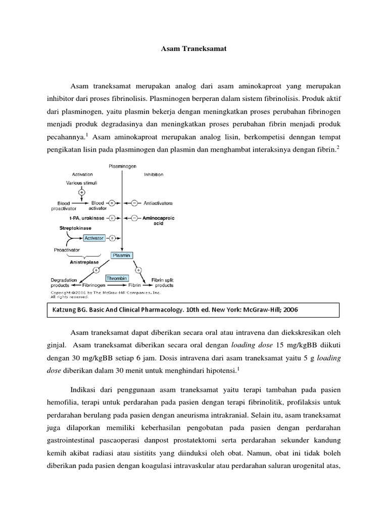 Asam Traneksamat | PDF