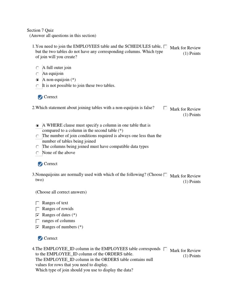 Section 7 Quiz | PDF | Information Technology Management | Information ...