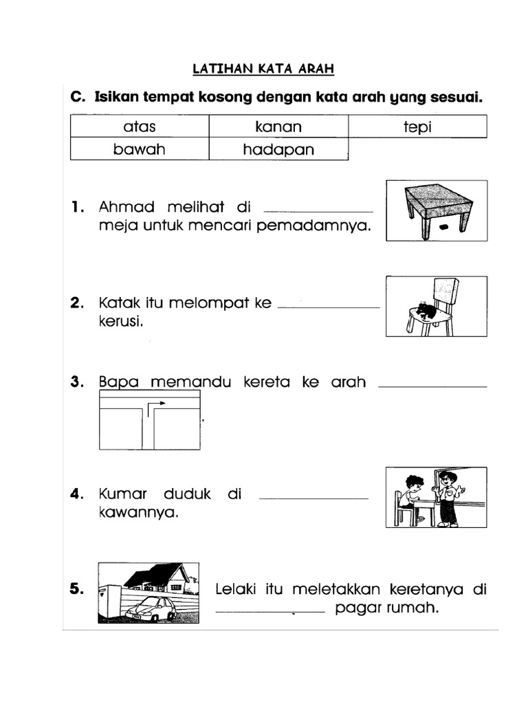 Latihan Kata Arah | PDF