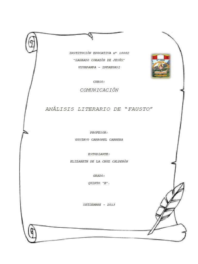 Obra Literaria Fausto | PDF | Johann Wolfgang von Goethe | Fausto