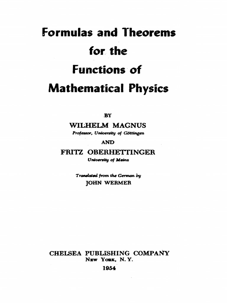 magnus-w-oberhettinger-f-formulas-theorems-for-the-functions