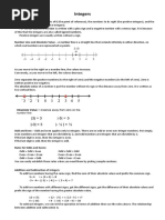 Integers Cheat Sheet | PDF