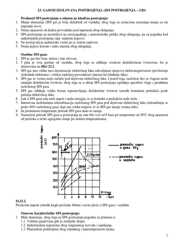 Postrojenja SF6 | PDF