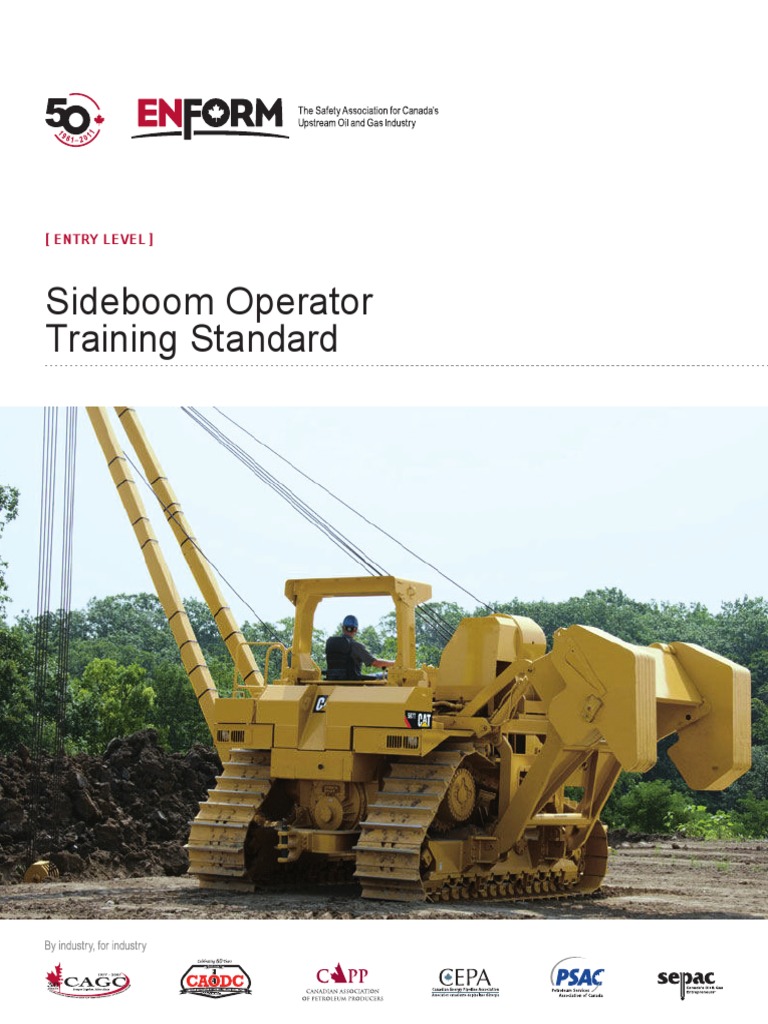 Sideboom Operator Training Standard1 | PDF | Safety | Occupational ...