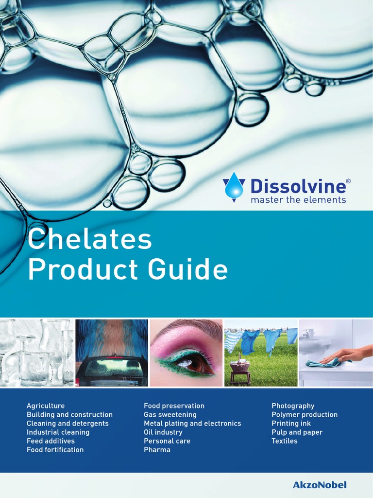 Dissolvine Product Guide 2017 | PDF | Ethylenediaminetetraacetic Acid ...