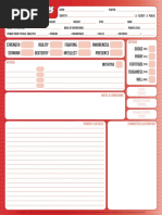 Marvel Multiverse Character Sheet - Fillable | PDF | Spider Man ...