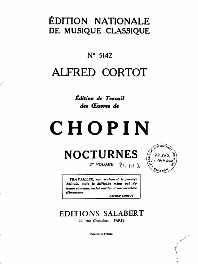 Chopin Nocturnes PDF | PDF