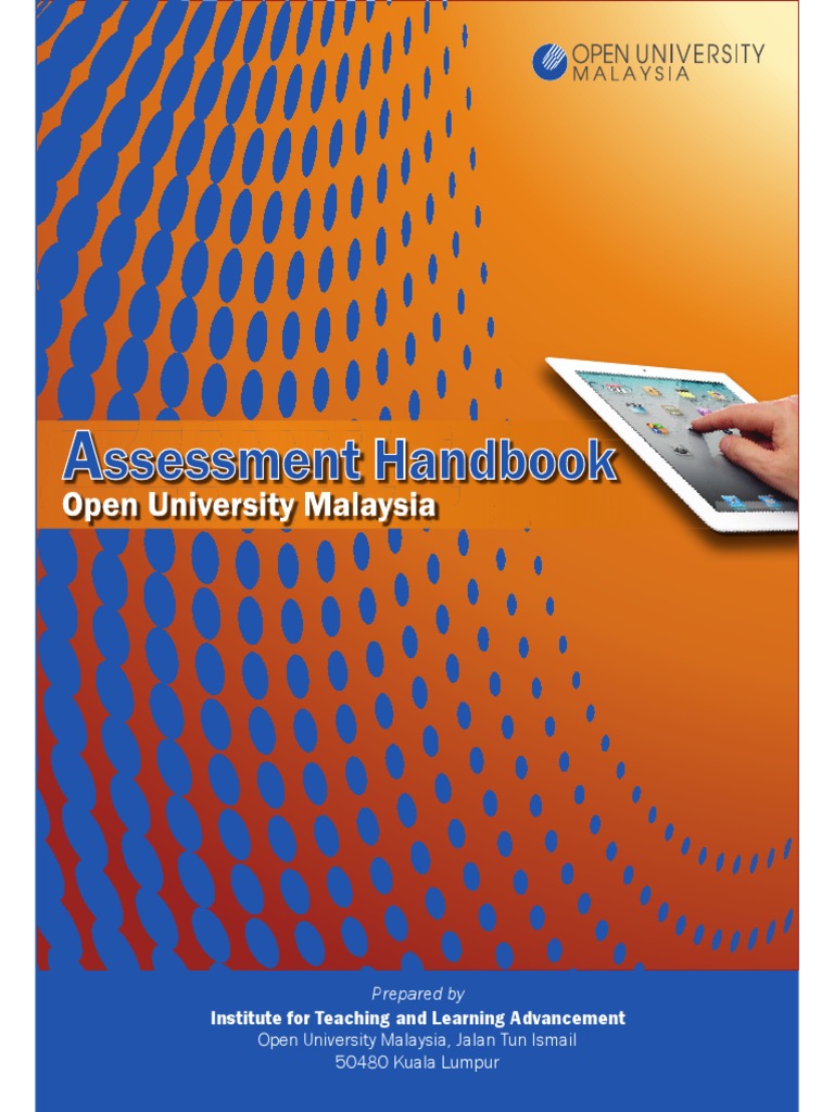 OUM Assessment Handbook | PDF | Educational Assessment | Rubric (Academic)