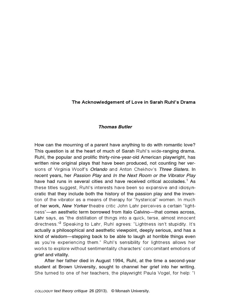 Butler | PDF | Orpheus | King Lear