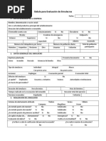 Bitácora de Evaluación de Simulacro | PDF | Defensa Civil