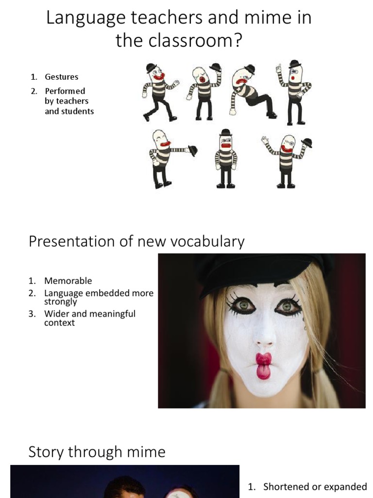 Mime in The Classroom | PDF