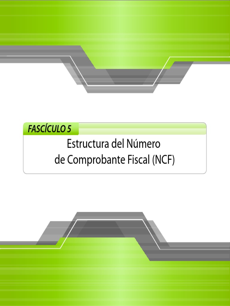 Estructura del NCF en Facturas | PDF | Economias | Business
