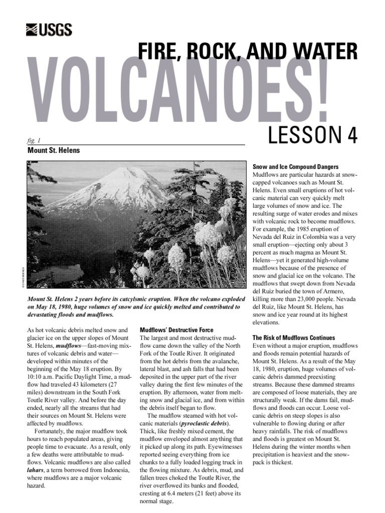 Lesson4 All | Download Free PDF | Types Of Volcanic Eruptions | Volcano