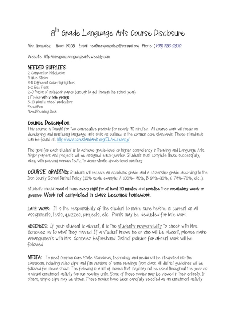 Course Disclosure 2017-18 | PDF | Internet | Teaching And Learning