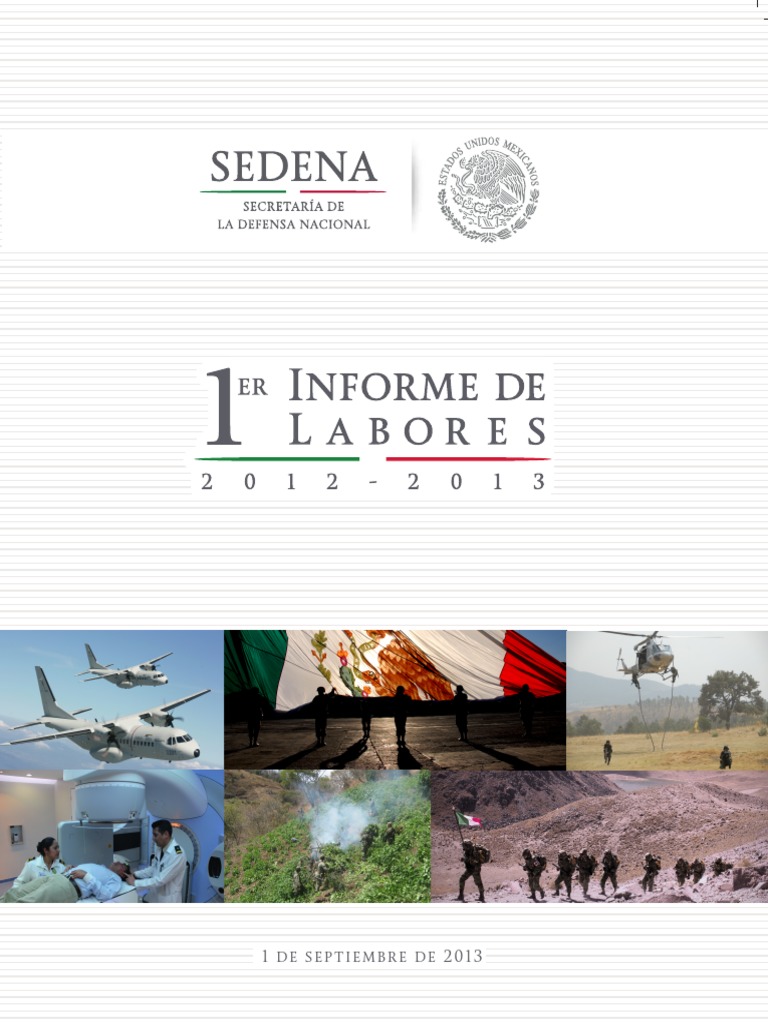 1er Informe de Labores SEDENA | PDF | Jardín de infancia | México