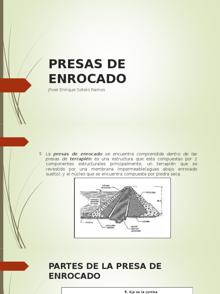 Presas de Enrocado | Presa | Ingeniería civil