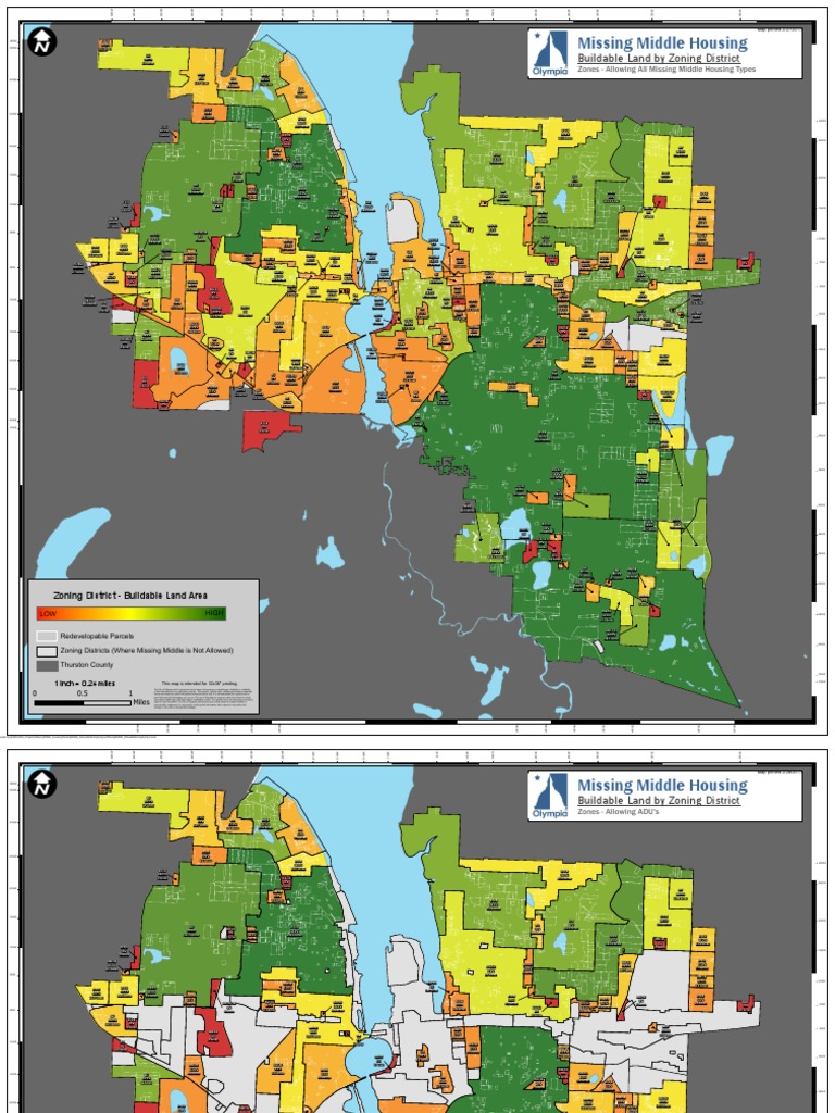 Buildable Land by Housing Type | PDF | Land Management | Land Use