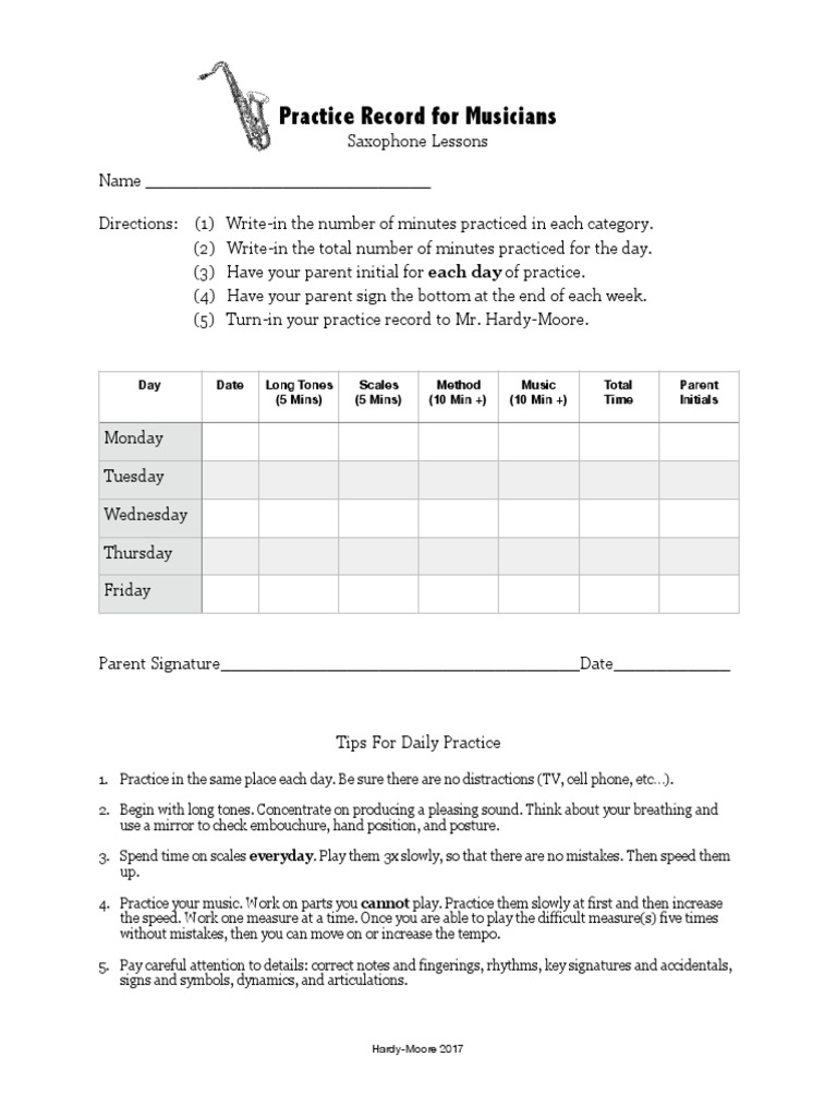 Practice Record | PDF
