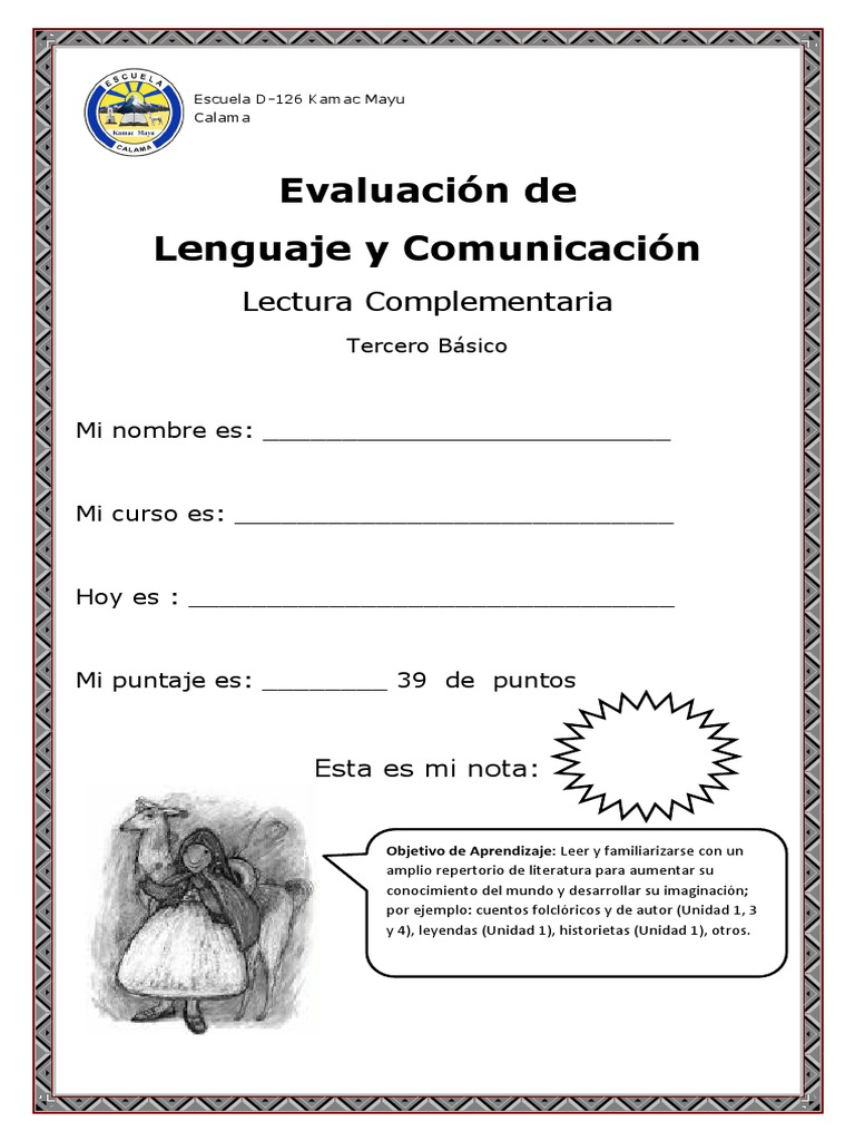 Prueba de Lectura: La Historia de Manú | PDF | Idiomas