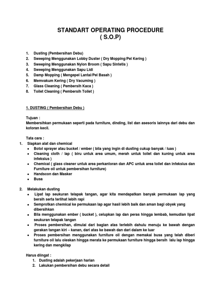Sop Baru | PDF