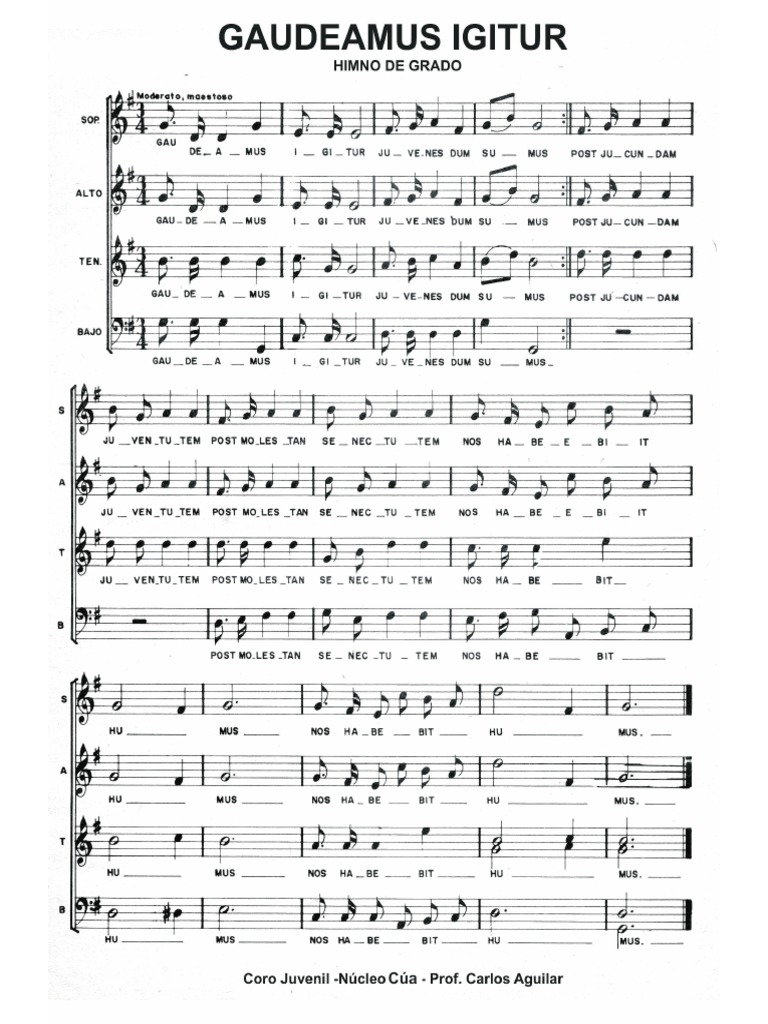 Gaudeamus Igitur | PDF