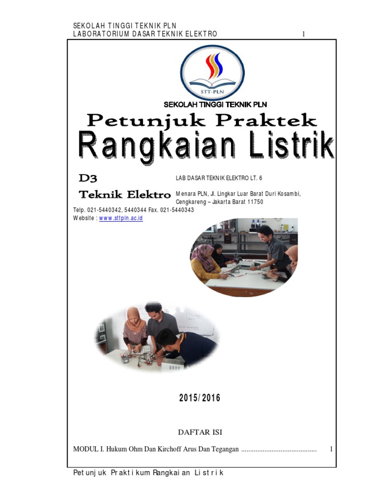 Modul Rangkaian Listrik D3 2015 2016 PDF | PDF | Metode & Bahan Ajar ...