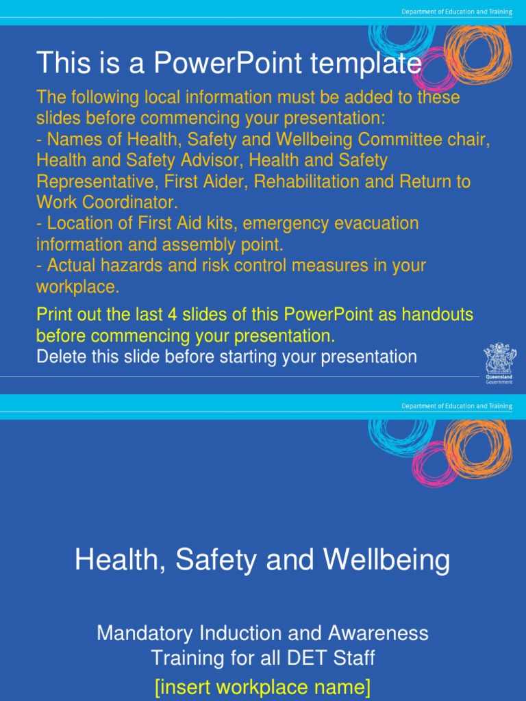 health-safety-wellbeing-induction.ppt | Occupational Safety And Health ...