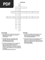 Sopa de Letras de La Diversidad Cultural