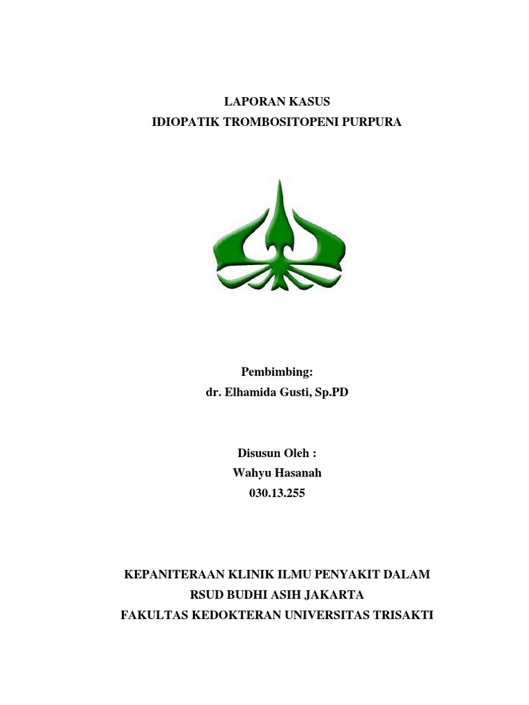 Laporan Kasus Itp | PDF
