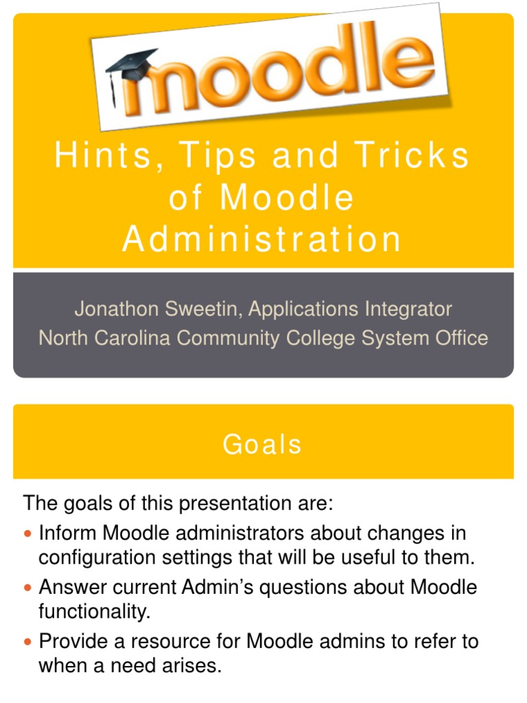 Moodle Hints Tips Tricks-Sweetin | PDF | Moodle | File Transfer Protocol