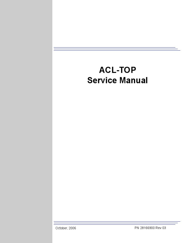 Acl Top PDF | PDF | Syringe | Equipment