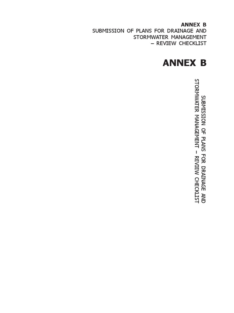 Stormwater Checklist PDF | PDF | Storm Drain | Drainage Basin