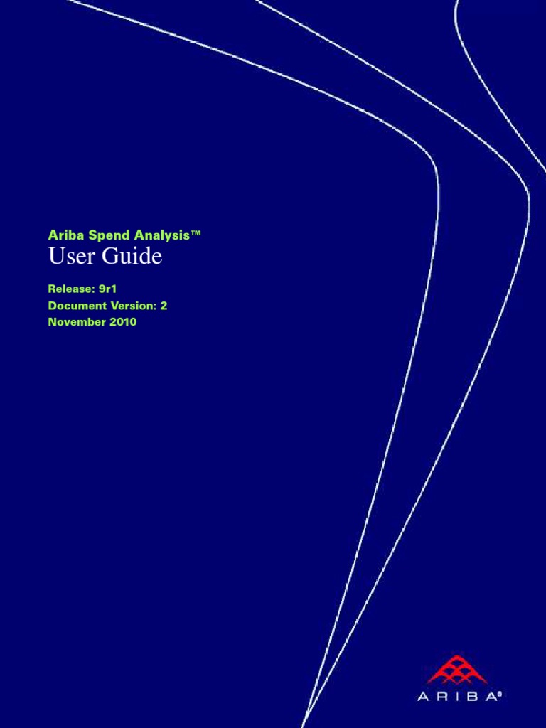 Ariba Spend-Analysis-User-Guide PDF | PDF | Spreadsheet | Menu (Computing)
