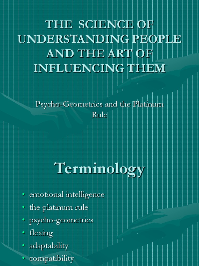 Understanding People and Influence Techniques | PDF | Psychology ...