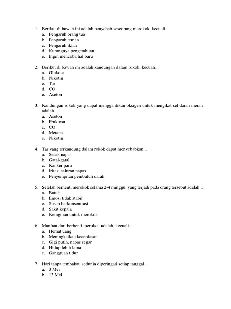 Pre Dan Post Test | PDF