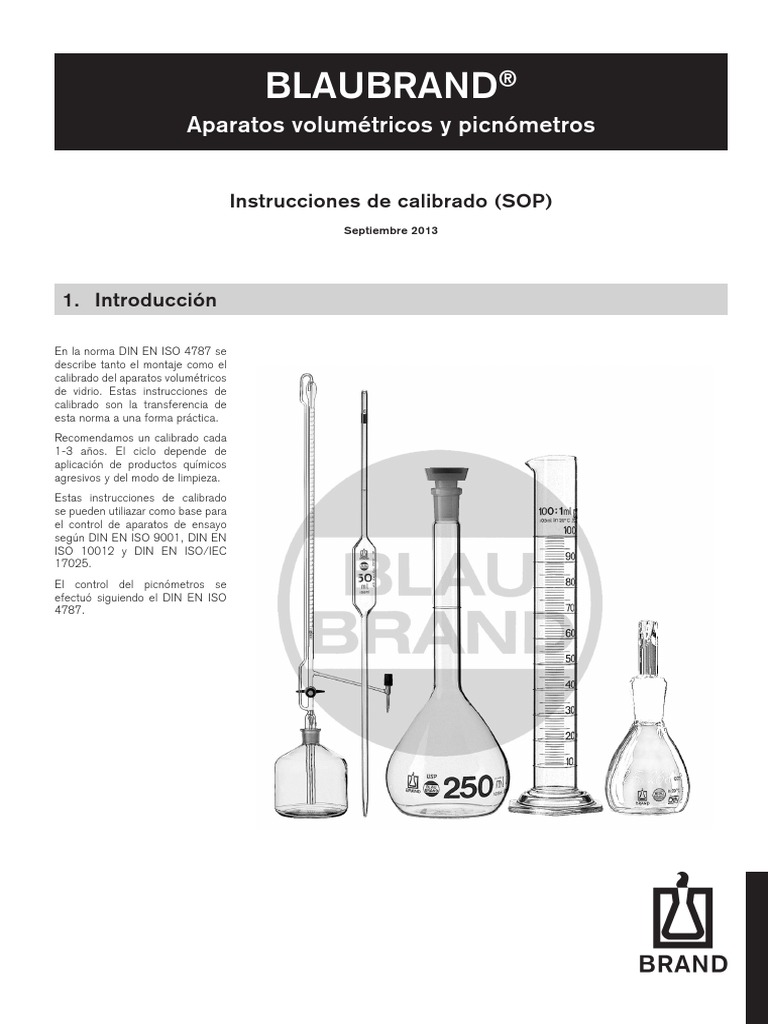 DIN ISO 4787 Espanol PDF | PDF | Calibración | Líquidos