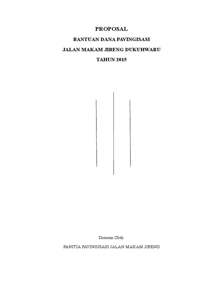 Proposal Jalan Makam | PDF